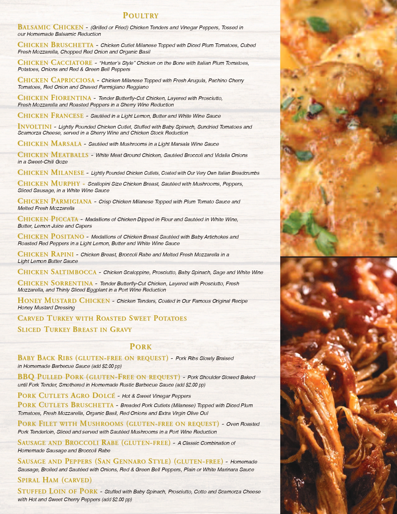 Catering Menu