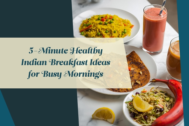 5-Minute Healthy Indian Breakfast Ideas for Busy Mornings