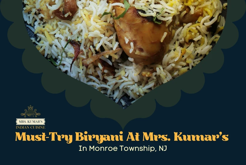 Mrs Kumar's Fine Indian Cuisine & Bar | Restaurant in Monroe