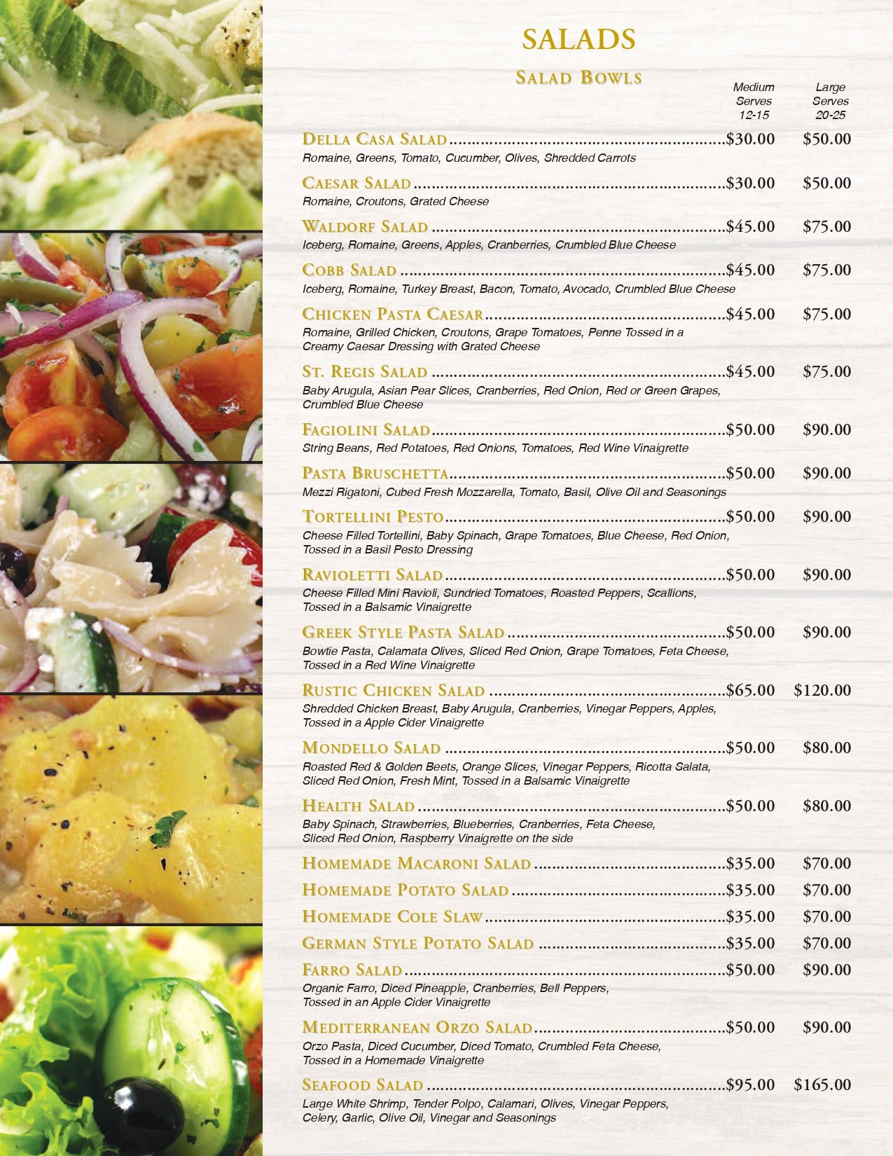 Catering Menu